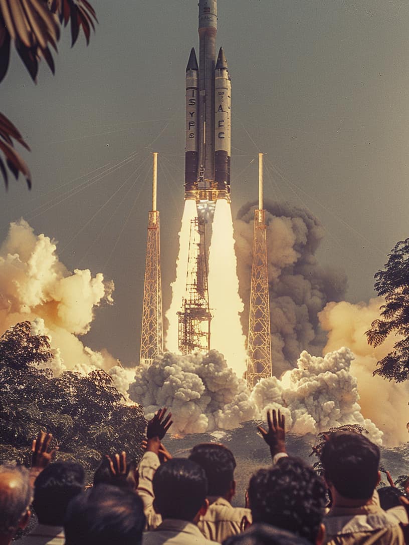 AI reimagines launch of ISRO’s first satellite Aryabhata