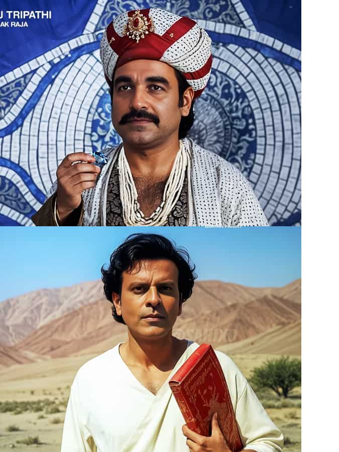 AI imagines Bollywood actors in Satyajit Ray's cult classic Hirak Rajar ...