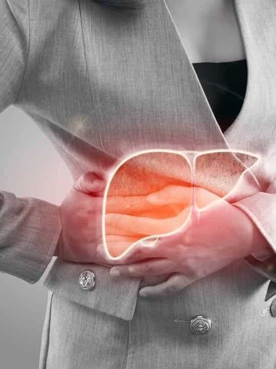 Signs and symptoms of swelling in liver