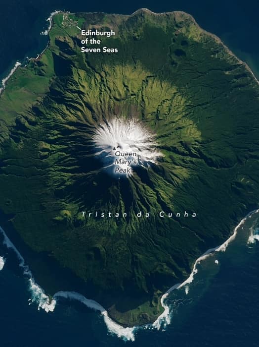 Surreal images of world's most remote island Tristan da Cunha shared by ...