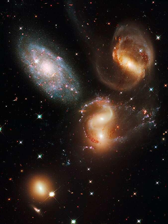 7 rare images of interacting galaxies shared by NASA