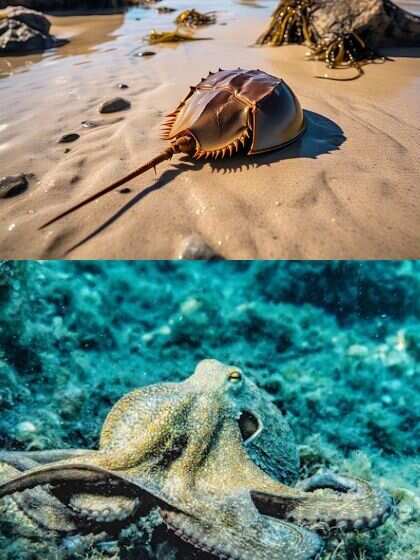 8 animals with more than one heart