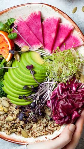 Healthy vegetarian food alternatives for meat lovers