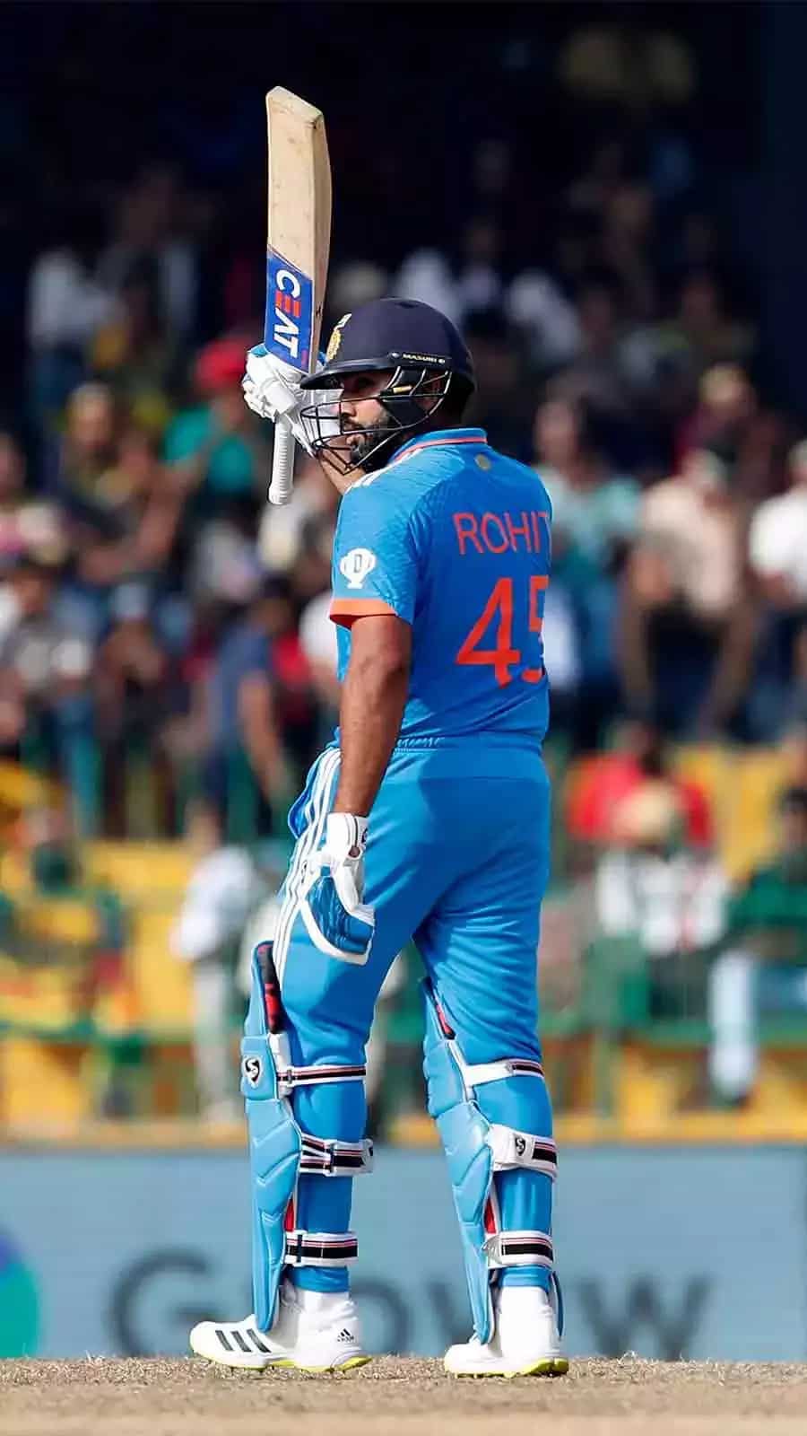 Indian batters with most runs in knockout matches of ICC events