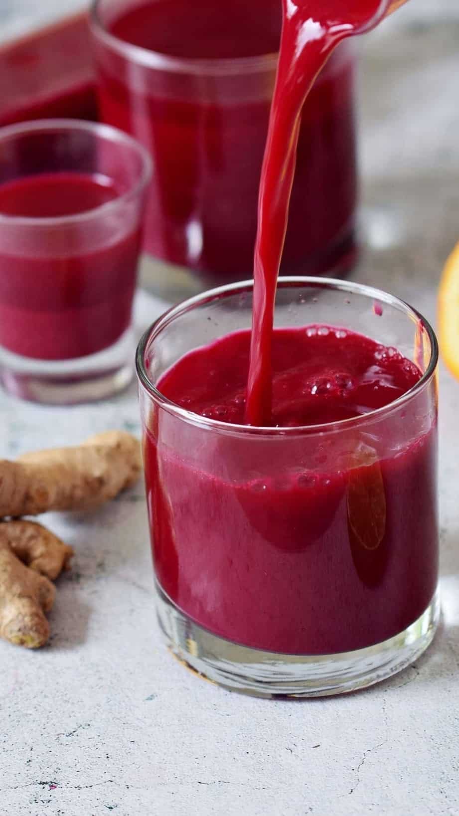 Benefits of beetroot turmeric drink for blood purification