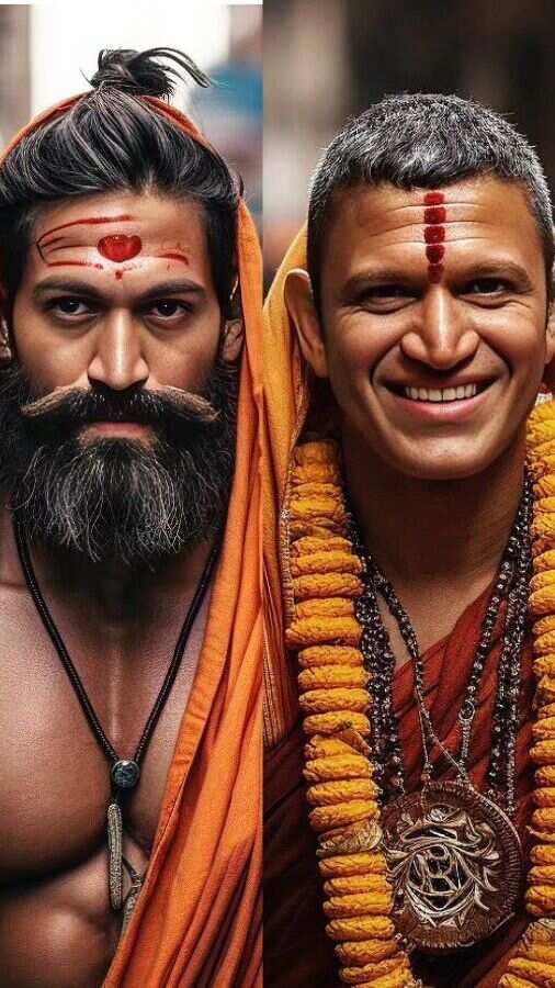 AI imagines South superstars as monks