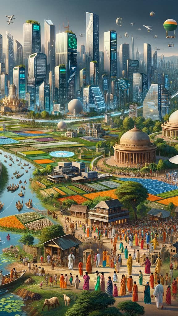 AI reimagines how India will look in 100 years