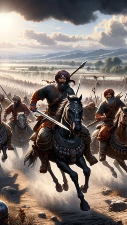 Who were Hunas and when did they invade India?