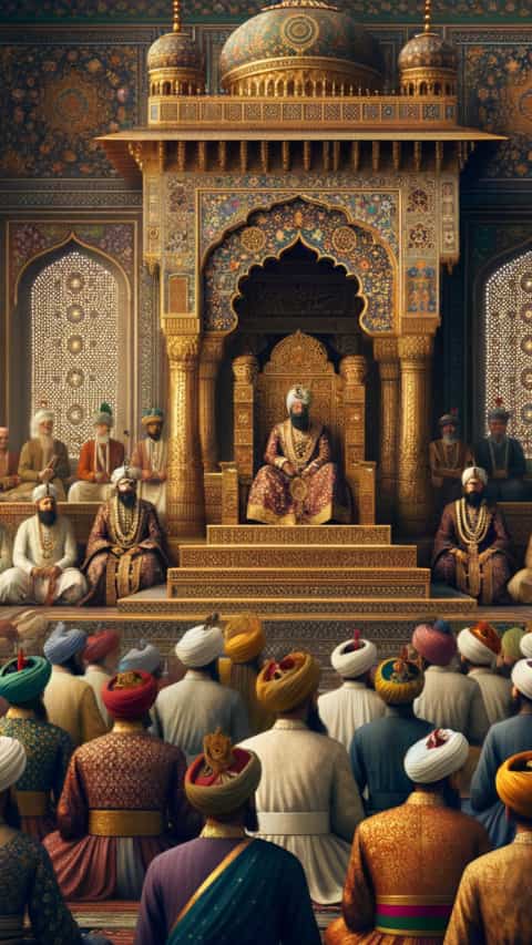 AI imagines 9 Navratnas of Mughal Emperor Akbar