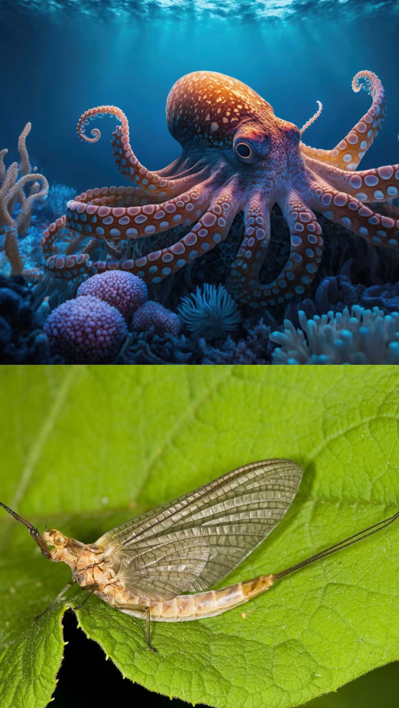 Real Octopus Specimen