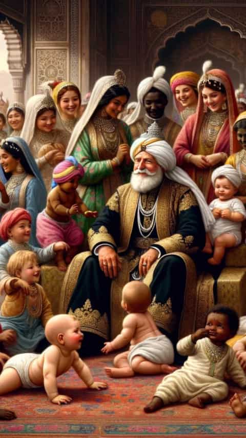 Meet king who had 867 kids with 8 wives