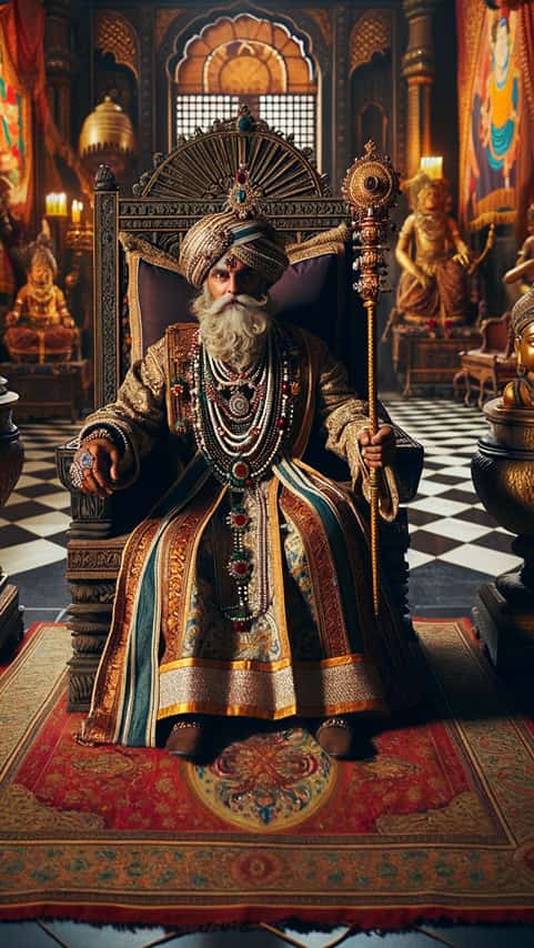 Hindu king who lost only once to Mughals