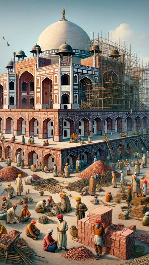 Here's how Humayun Tomb was constructed