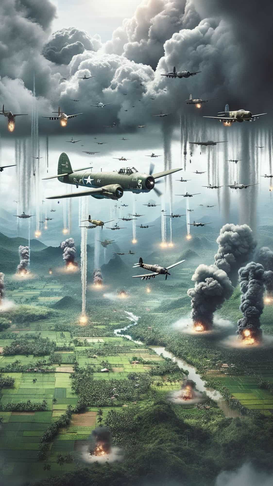 The most bombed country in the world