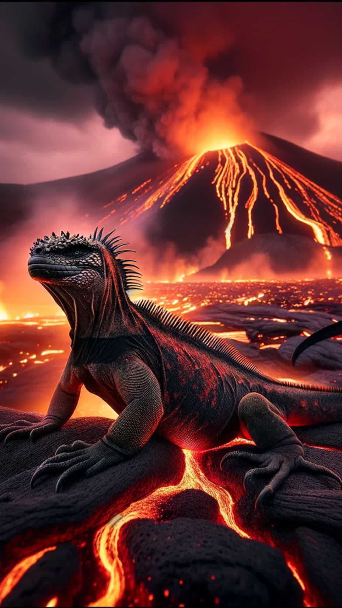 5 animals that can survive near volcanoes