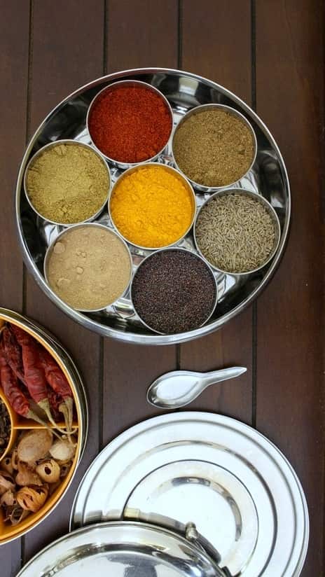 6 commonly used spices in south India