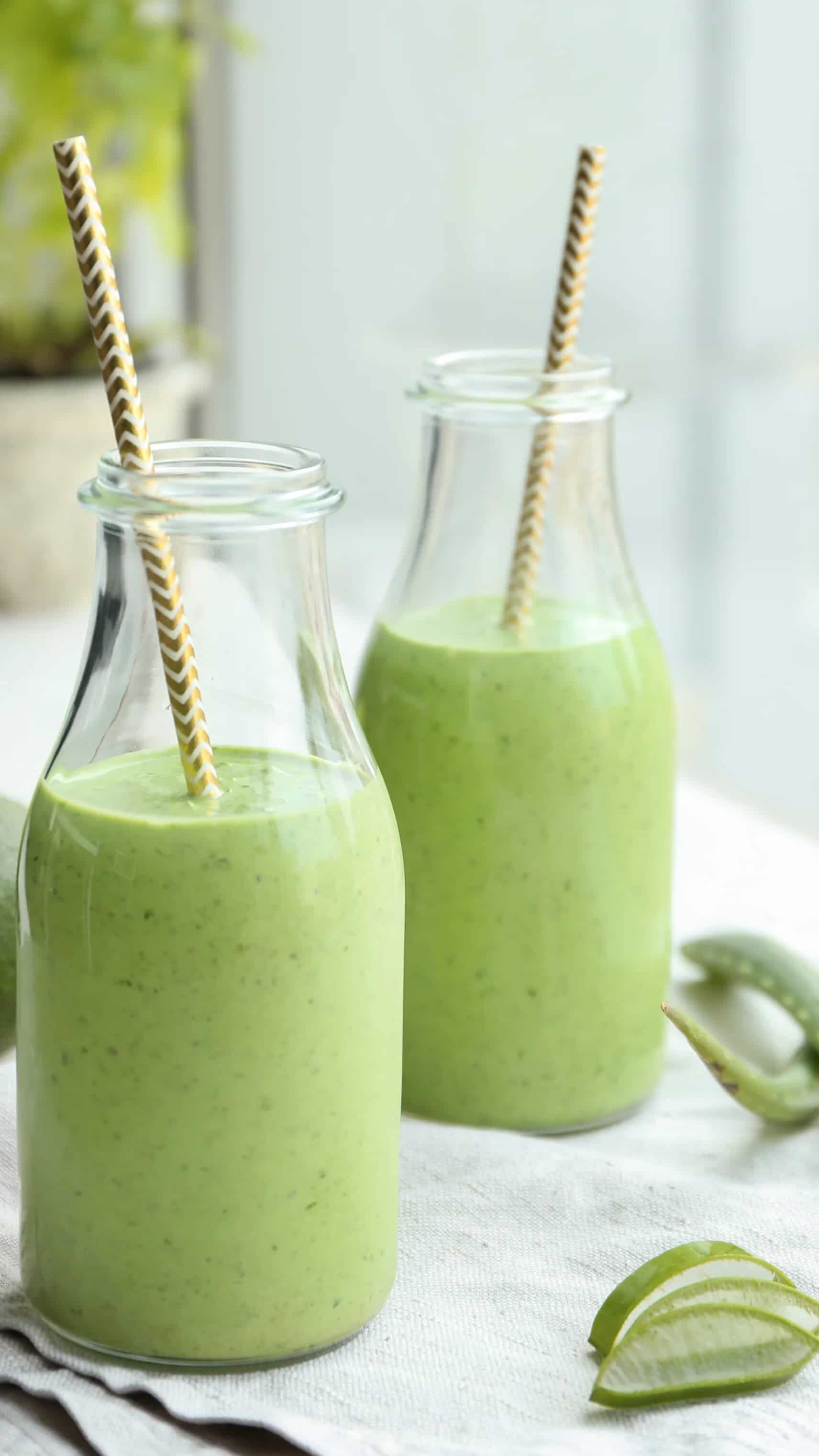 Aloe vera recipes for refreshment